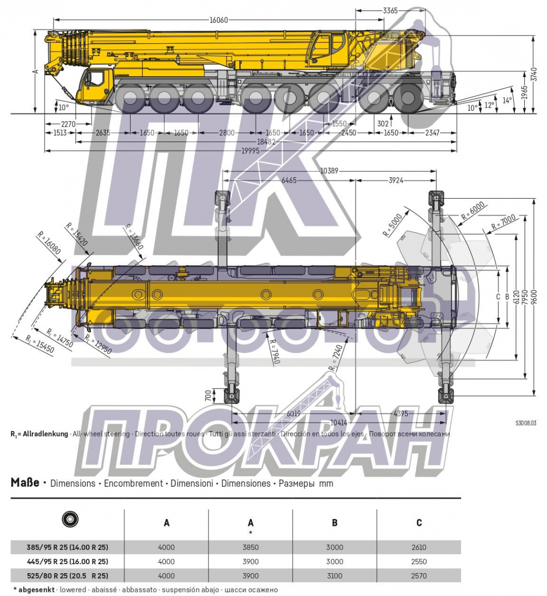 Liebherr LTM 1450-8.1 | ПроКран - Аренда кранов в Москве от 11000 руб ...