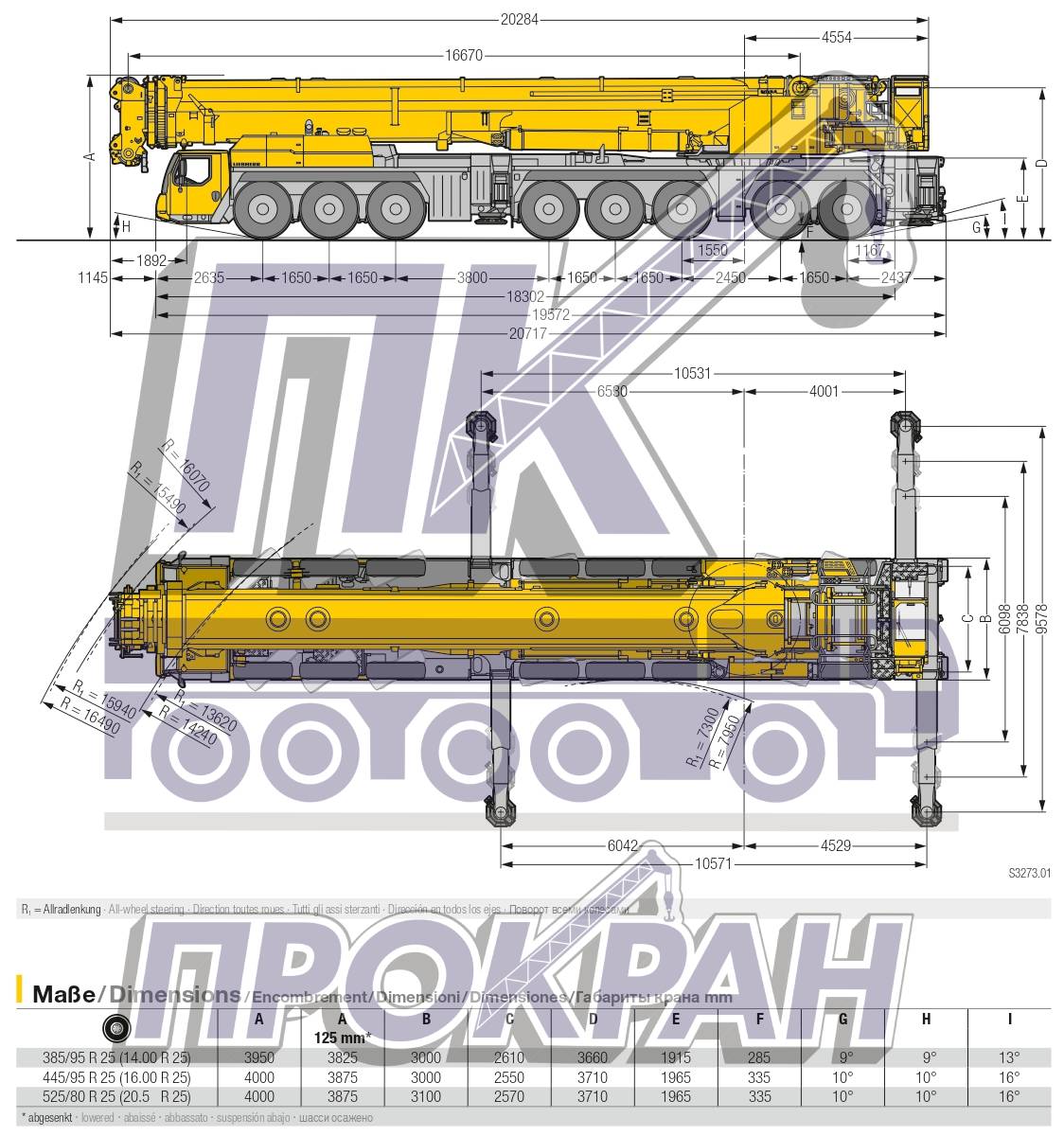 Liebherr LTM 1650-8.1 | ПроКран - Аренда кранов в Москве от 11000 руб ...
